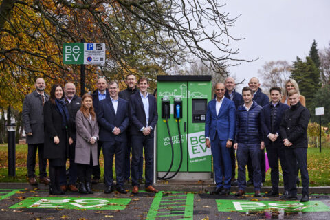 Trafford Council launches first of 100 new EV charging bays - Greener Greater Manchester