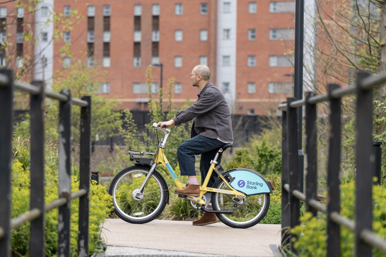 Starling Bank Bikes hit one million rides across Manchester, Salford ... Starling Bank Bikes hit one million rides across Manchester, Salford ...